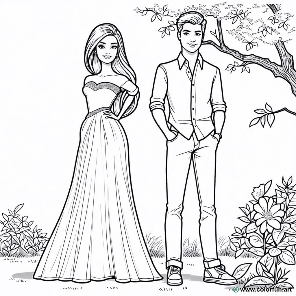 29 Dibujos Para Colorear De Barbie - Dibujos para Colorear Gratis para ...