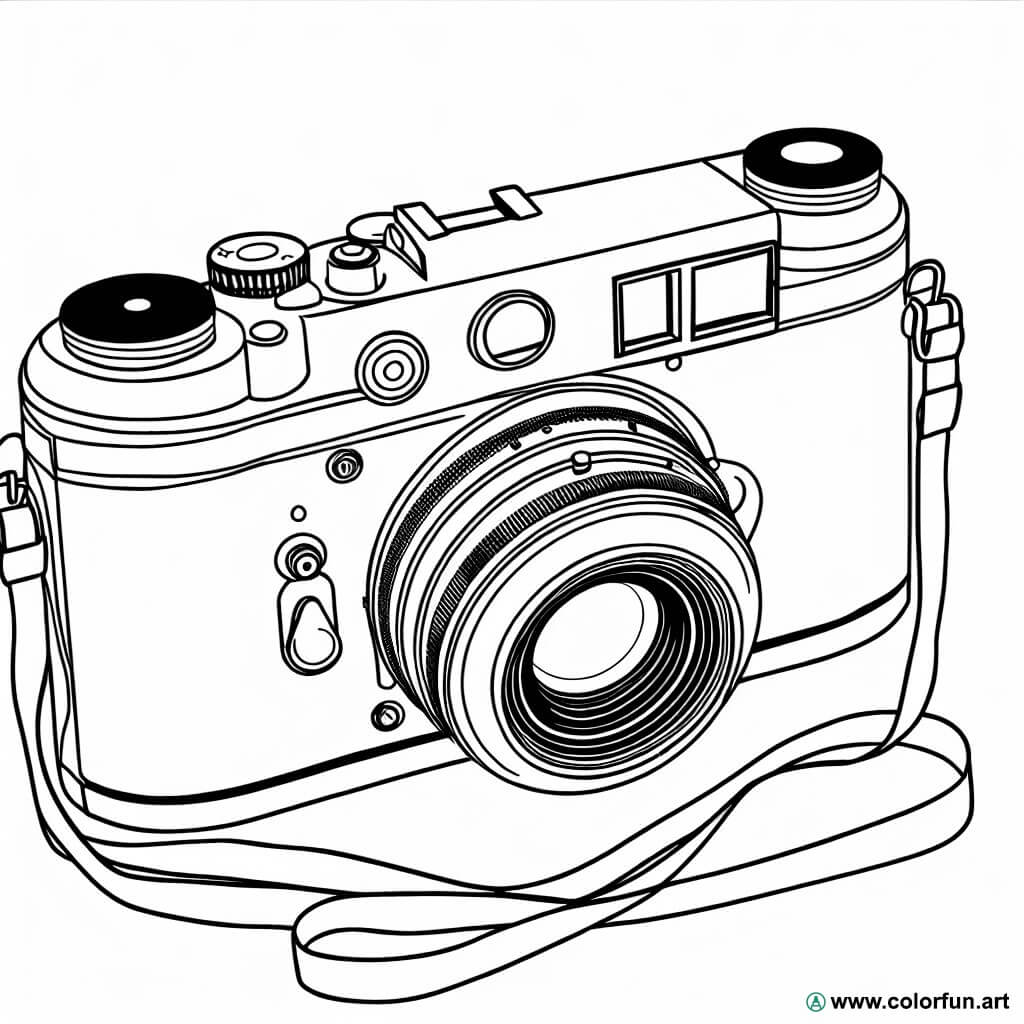 4 Dibujos Para Colorear De Cámaras Fotográficas - Páginas para Colorear ...