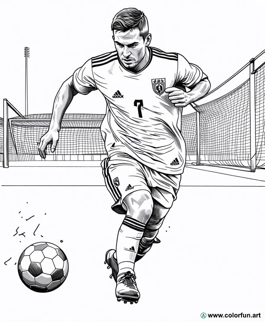 Dibujos De Futbolistas Para Imprimir – FJEHC