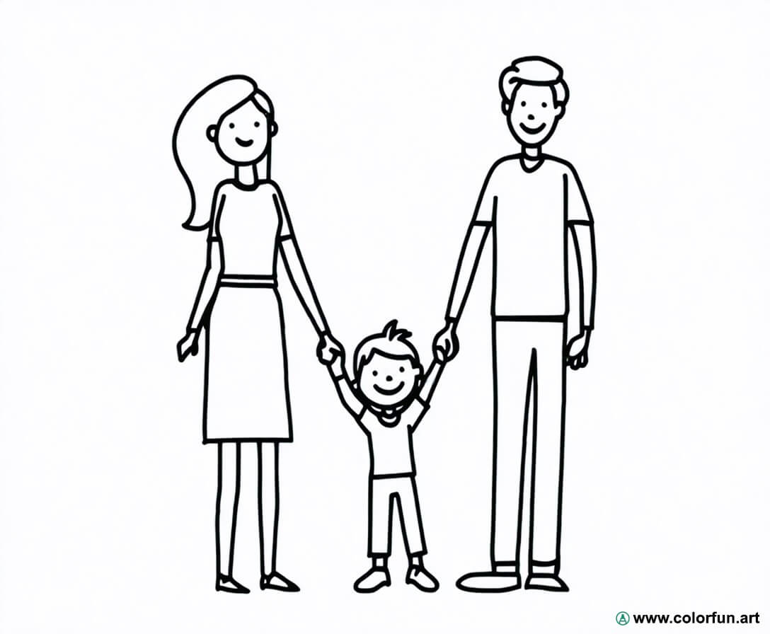 22 Dibujos Para Colorear De Mamá Y Papá - Dibujos para Colorear Gratis ...