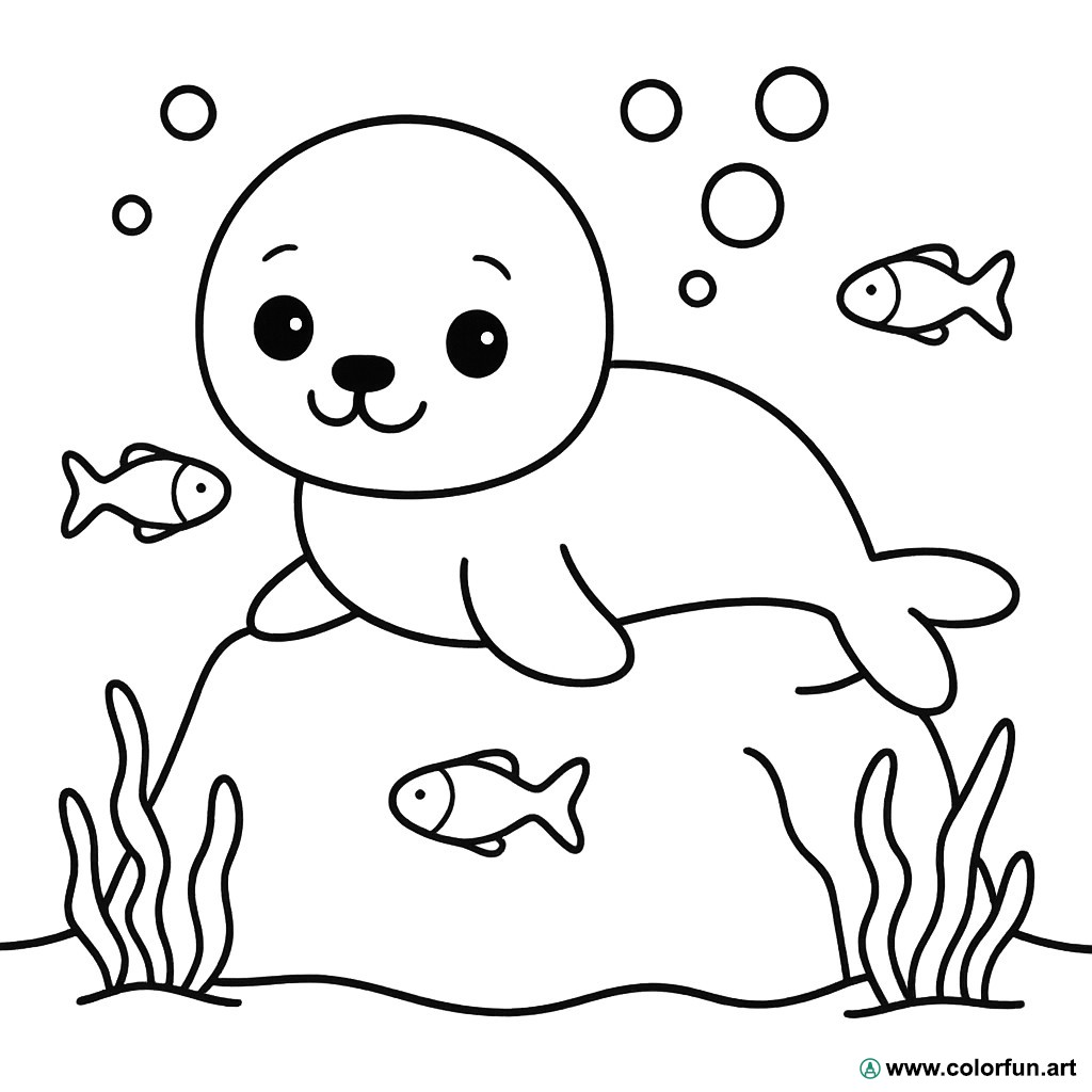 Cómo Dibujar Una Cría De Foca